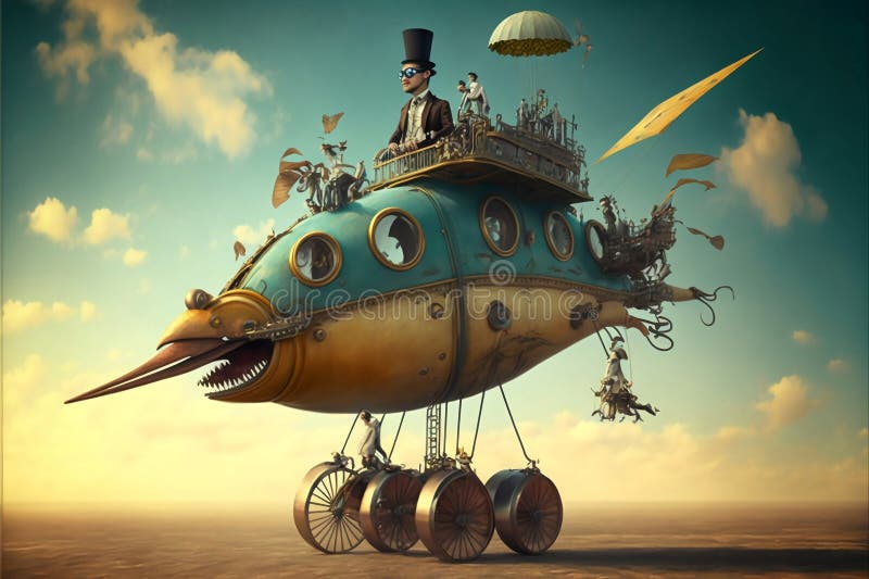Fable Fun Surreal, Generated Ai, Generative, Ai Stock Illustration ...