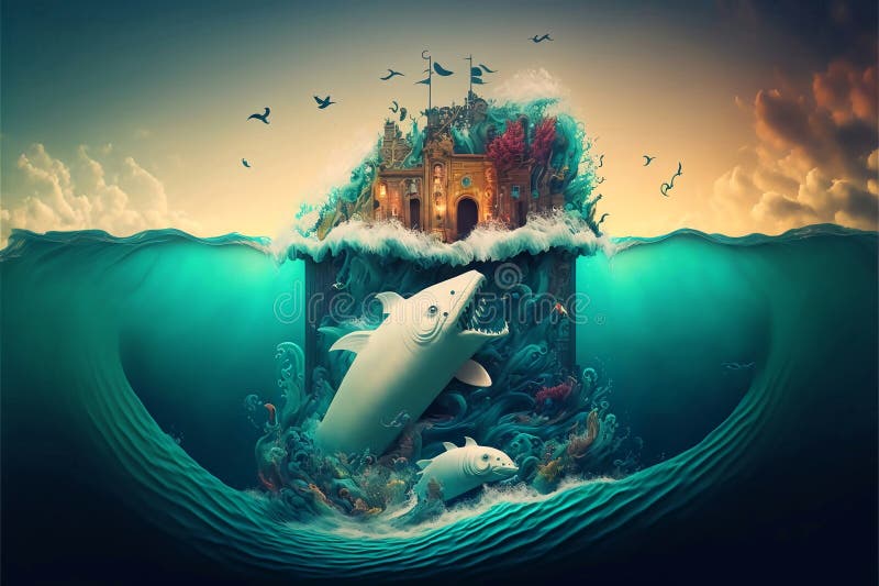 Fable Fun Surreal, Generated Ai, Generative, Ai Stock Illustration ...