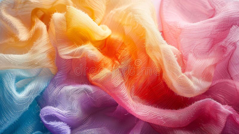 Fabric Alters Texture with Temperature Shifts, Ai Generated Stock ...