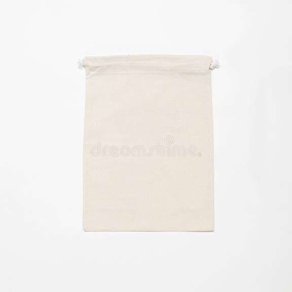 Bag for Packaging in Ecru Color Stock Photo - Image of bathroom, pack ...