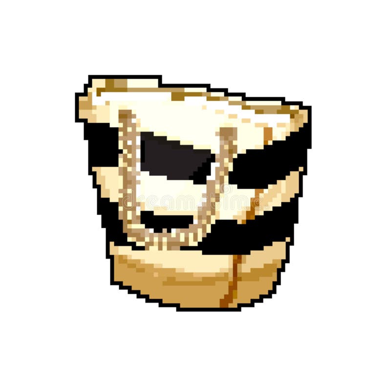 Fabric Beach Bag Game Pixel Art Vector Illustration Stock Vector ...