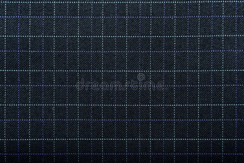 Fabric Blue.Checkered Fabric. Checkered Pattern on Fabric of Different ...