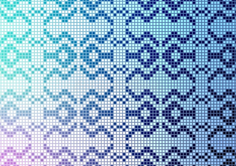 Fabric Blue Pattern Art Line Weaving Background Stock Illustration ...
