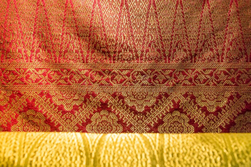 Fabric Brunei stock photo. Image of yellow, design, cloth - 41446850