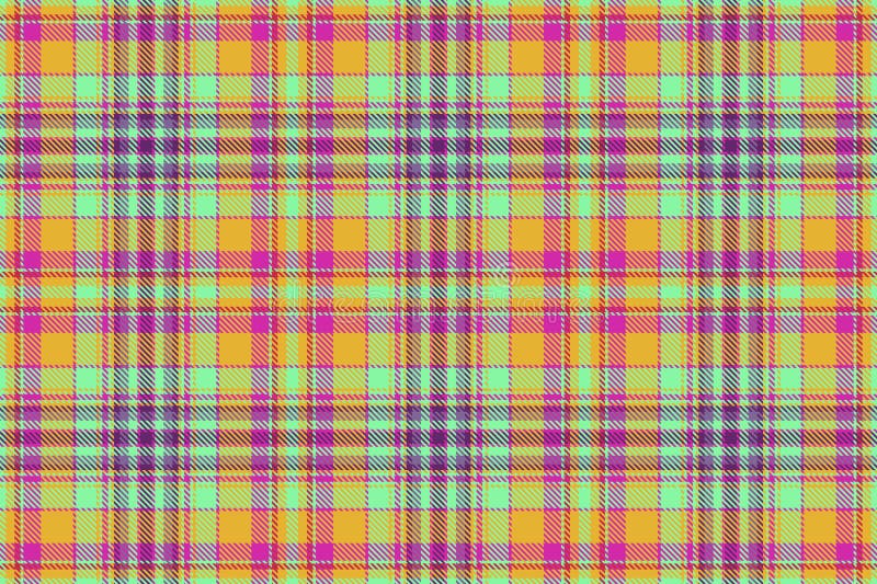 Fabric Check Textile. Background Vector Pattern Stock Vector ...