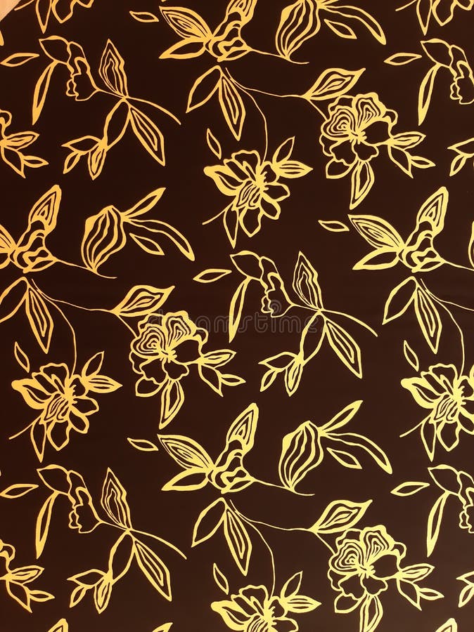 Fabric Cloth with Simple Floral Pattern Stock Photo - Image of sofa ...