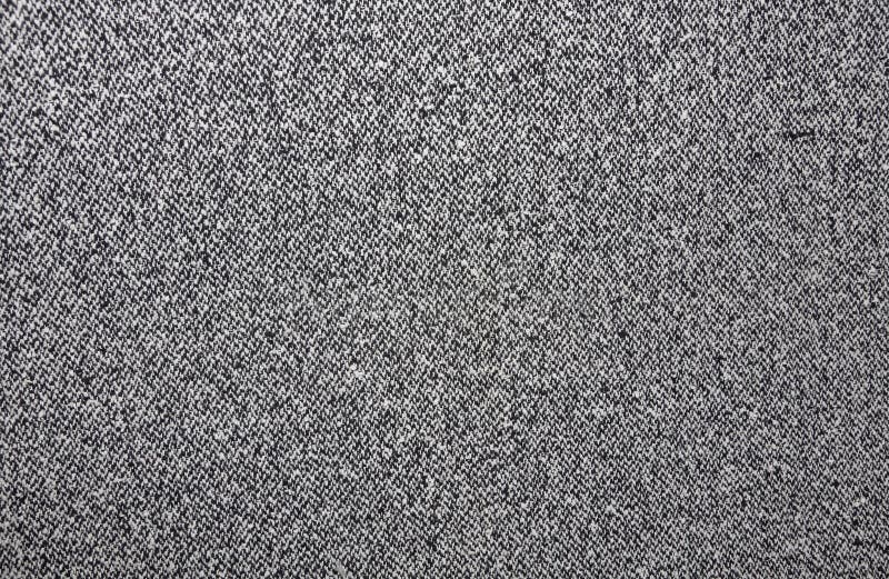 Fabric Coarse Texture of Black and White Color Woolen Threads Stock ...