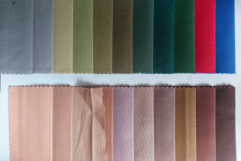 Fabric Color Catalog in Magazine Form Stock Image - Image of ...