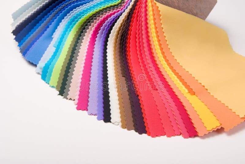 Fabric color samples stock photo. Image of texture, design - 4329078