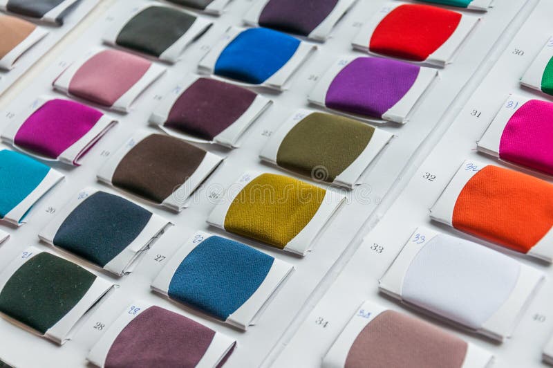 Fabric color chart stock image. Image of manufacturing - 52521269