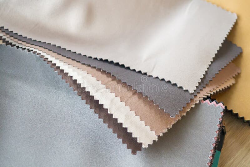 Fabric Color Samples Swatch Book Stock Photo - Image of fashion, book ...