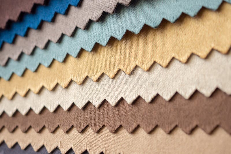 Fabric Color Samples Texture Background Stock Photo - Image of ...