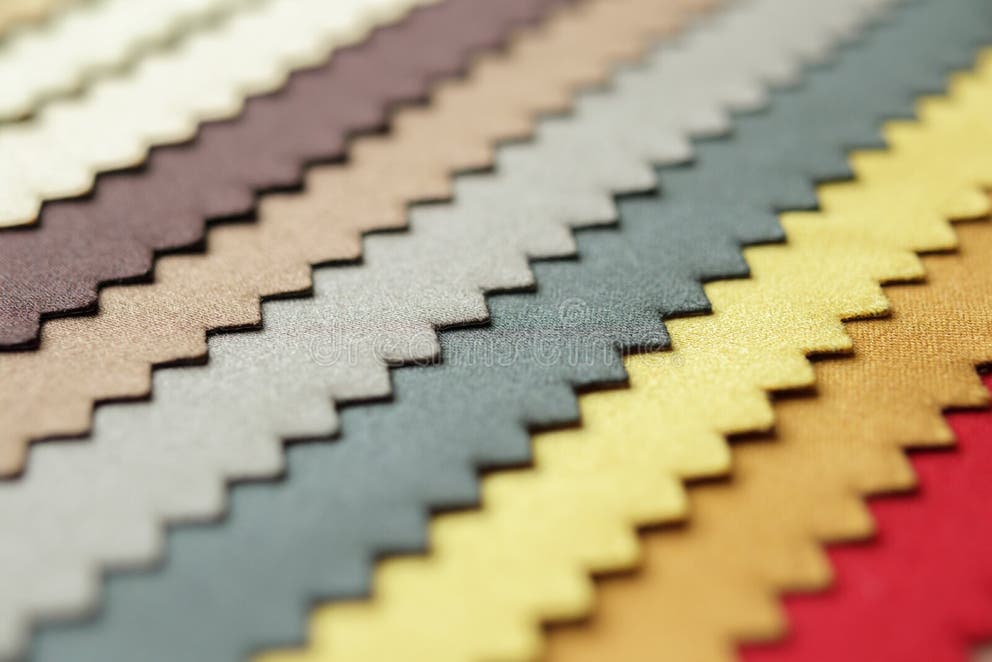 Fabric Color Samples Texture Background Stock Image - Image of closeup ...