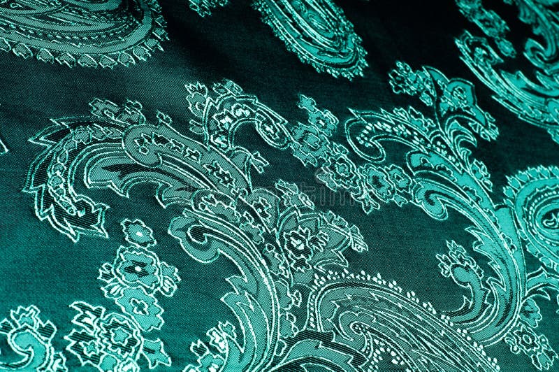 Fabric Colors Green, Patterned Stock Photo - Image of decor, modern ...
