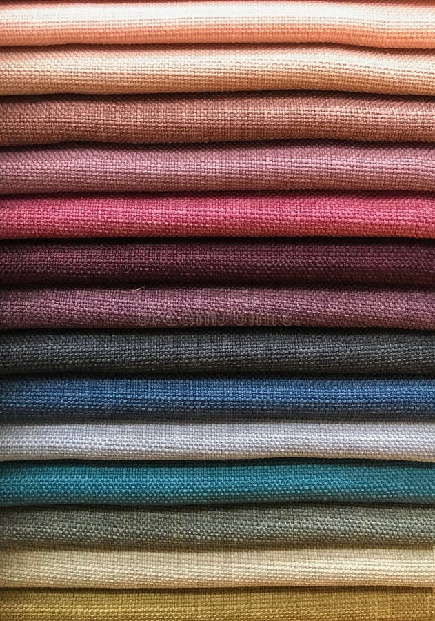 Fabric colours selection stock photo. Image of material - 85338862