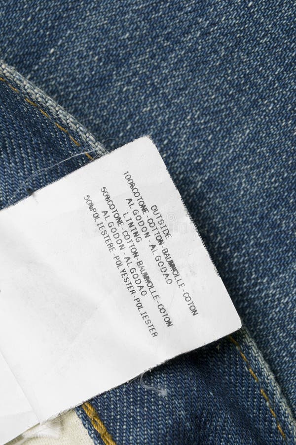 Composition clothing label stock photo. Image of industry - 213313948
