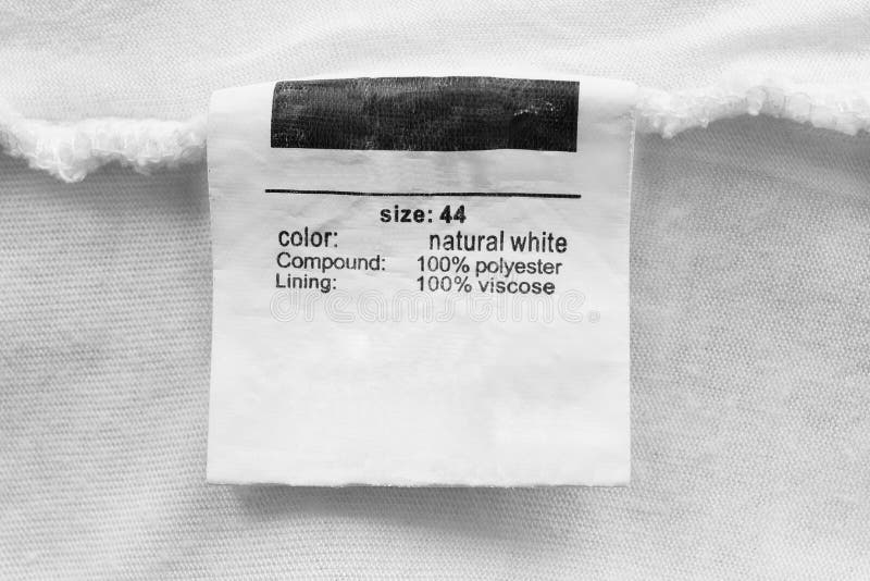 Fabric composition label stock image. Image of seam, abstract - 69330247