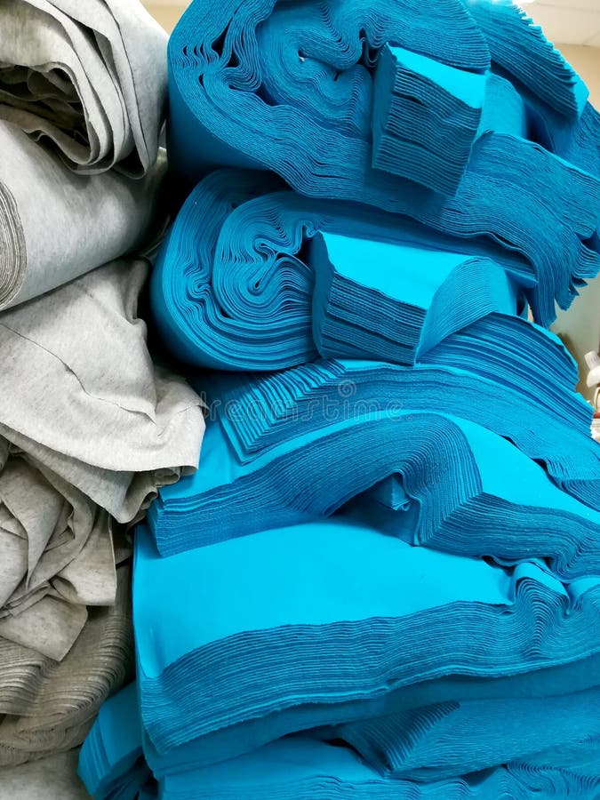 Fabric Cut Parts stock photo. Image of industry, equipment - 147634206