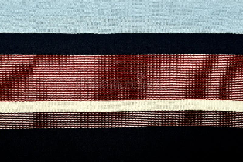 Fabric Design Background with Multicolored Horizontal Stripes Form a ...