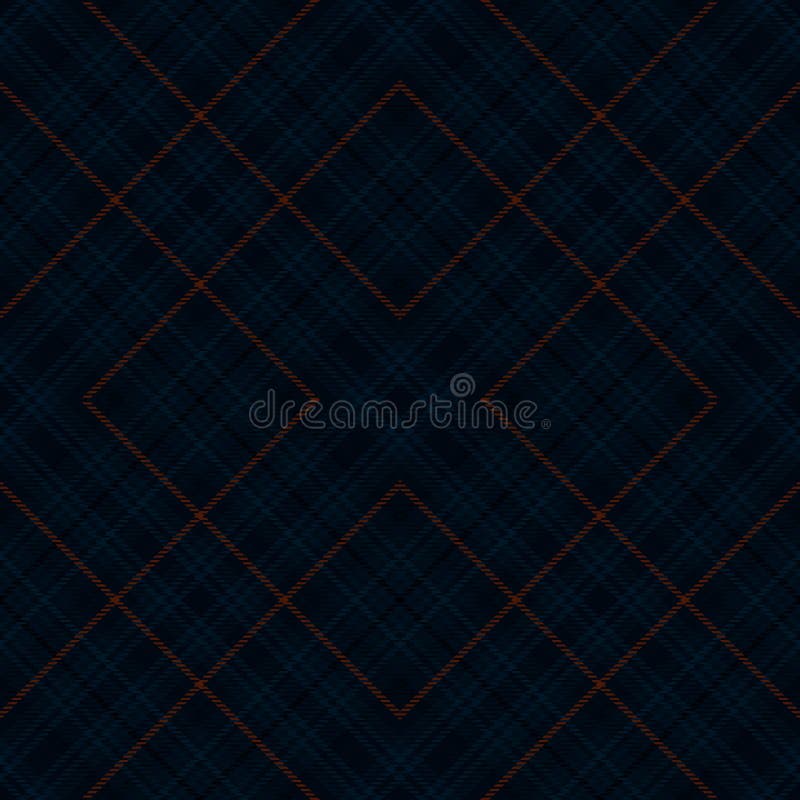 Fabric Diagonal Tartan, Pattern Textile, Backdrop Stock Illustration ...