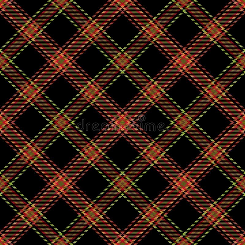 Fabric Diagonal Tartan, Pattern Textile, Celtic Stock Illustration ...