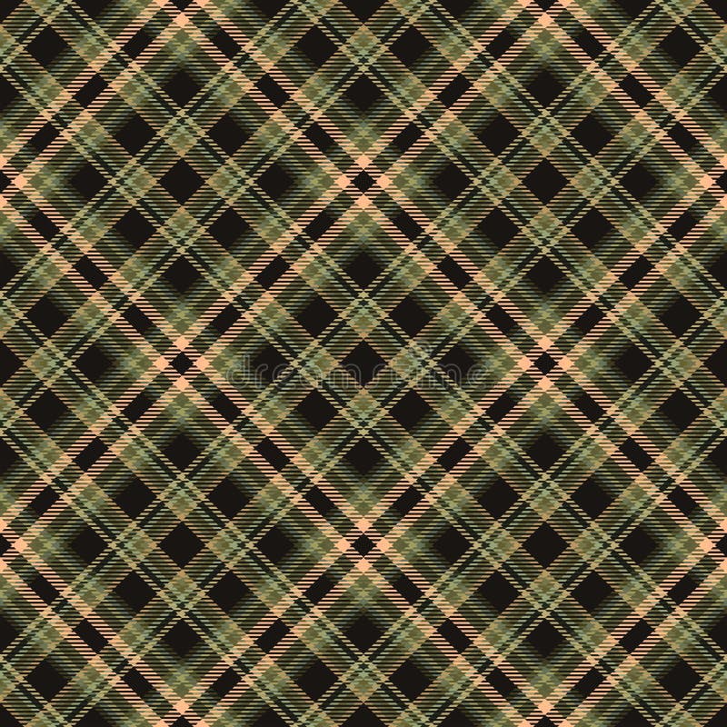 Fabric Diagonal Tartan, Pattern Textile, Plaid Irish Stock Illustration ...