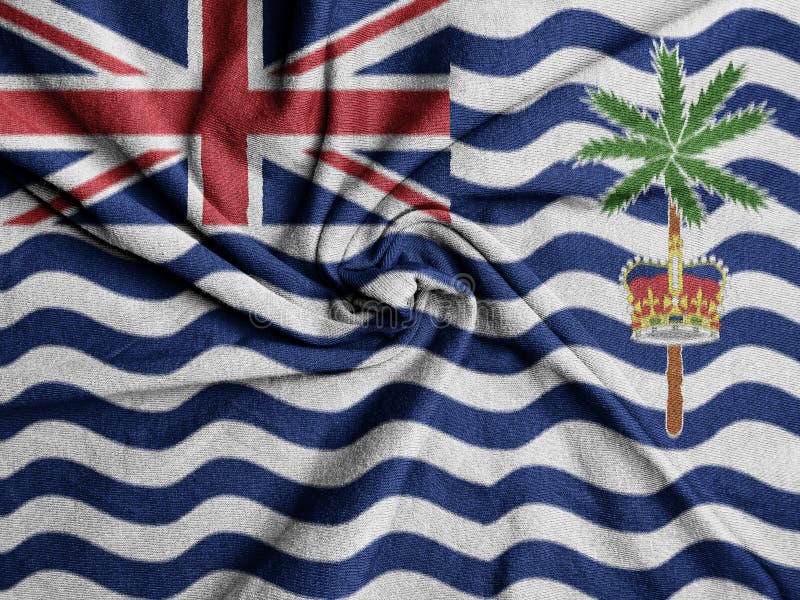 Fabric Flag of the Commissioner of British Indian Ocean Territory ...