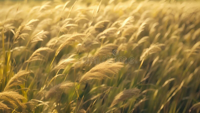 The Fabric Glides Effortlessly Over the Tall Grass Leaving a Trail of ...