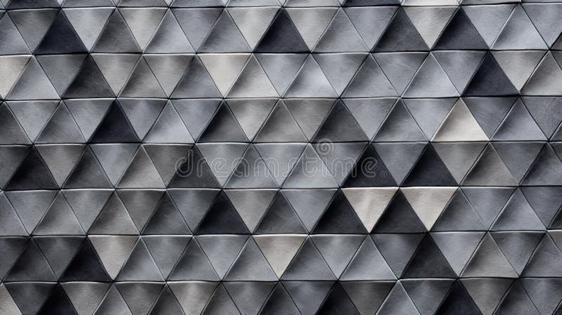 Fabric Gray Triangle Pattern Stock Illustration - Illustration of ...