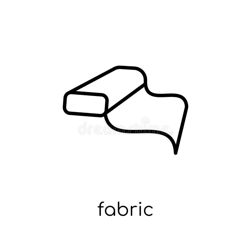 Fabric Icon From Collection. Stock Vector - Illustration of material ...