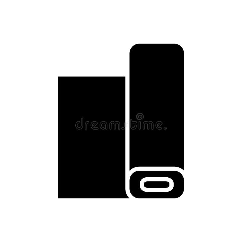 Fabric Icon Vector Sign and Symbol Isolated on White Background, Fabric ...