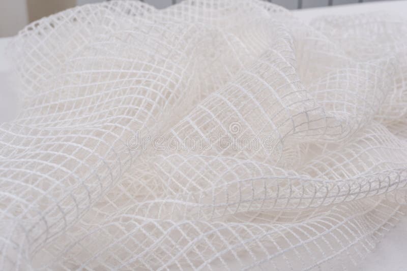 Fabric Mesh is a White, Texture, Background, Pattern. Stock Image ...