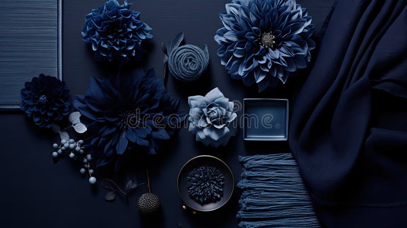 Fabric navy blue textures stock illustration. Illustration of textures ...