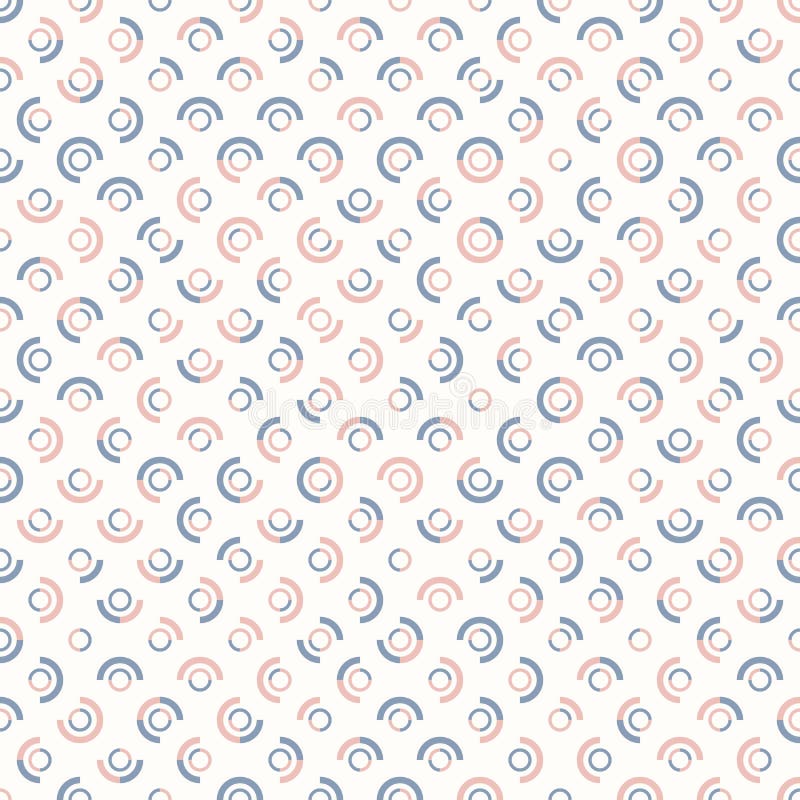 Fabric Ornament Vector Illustration. Textile Geometry Circular Shapes ...