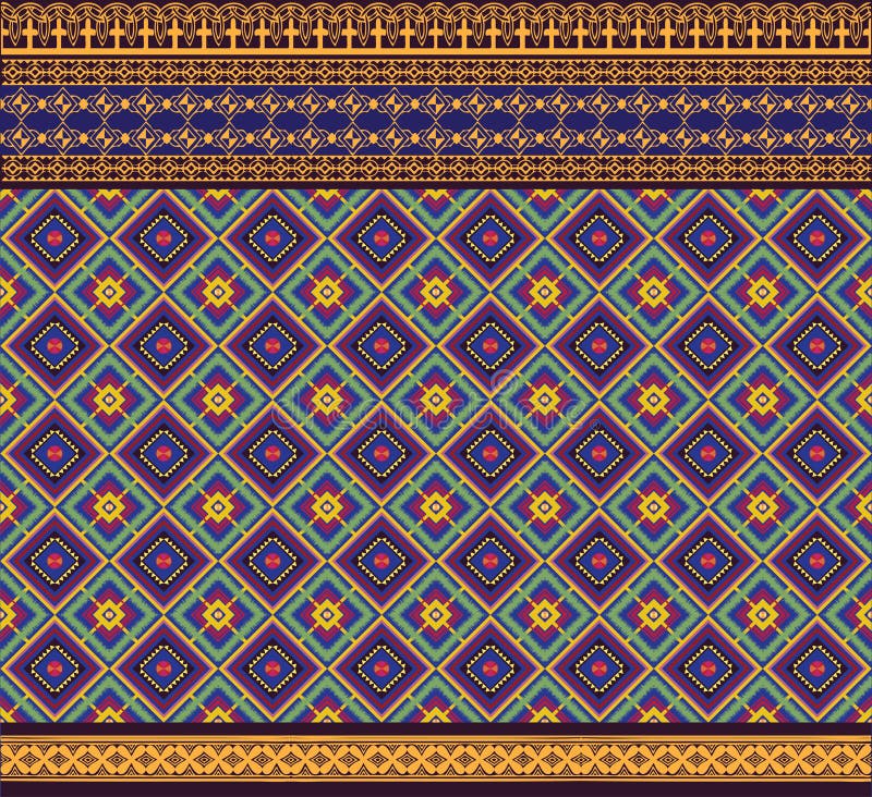 Ornamental Traditional Luxury Seamless Pattern. Nice Looking Colorful ...