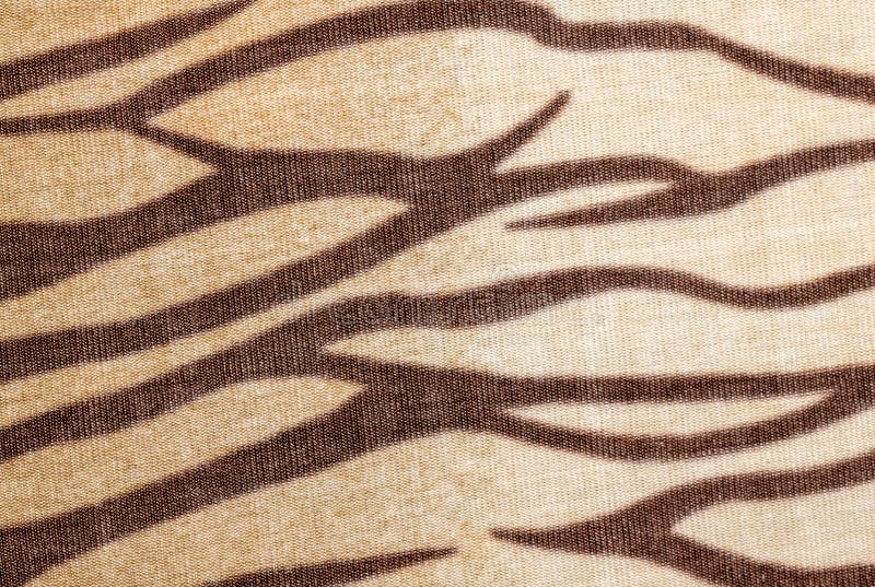 Fabric With The Pattern Of A Bengal Tiger Stock Photo - Image of coat ...