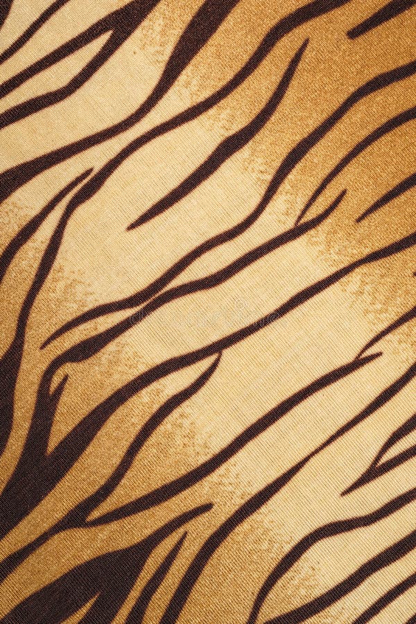 Fabric with the Pattern of a Bengal Tiger Stock Image - Image of decor ...