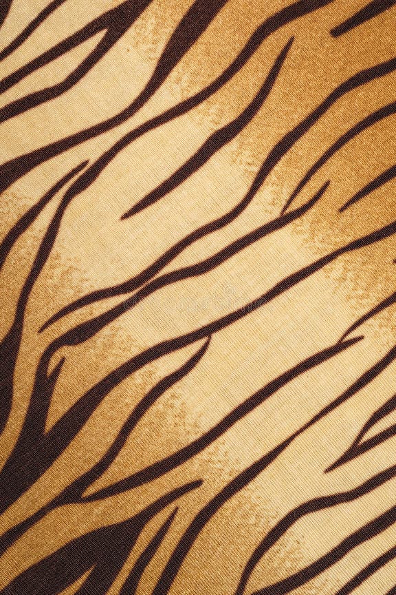 Fabric with the Pattern of a Bengal Tiger Stock Image - Image of decor ...