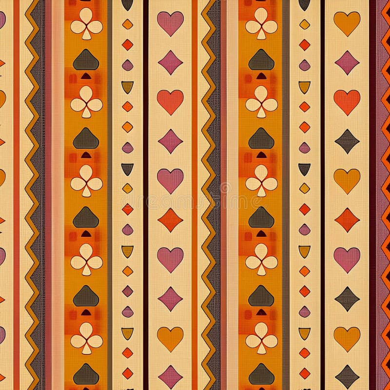 Fabric Pattern, Seamless Pattern, Batik Cloth Stock Illustration ...