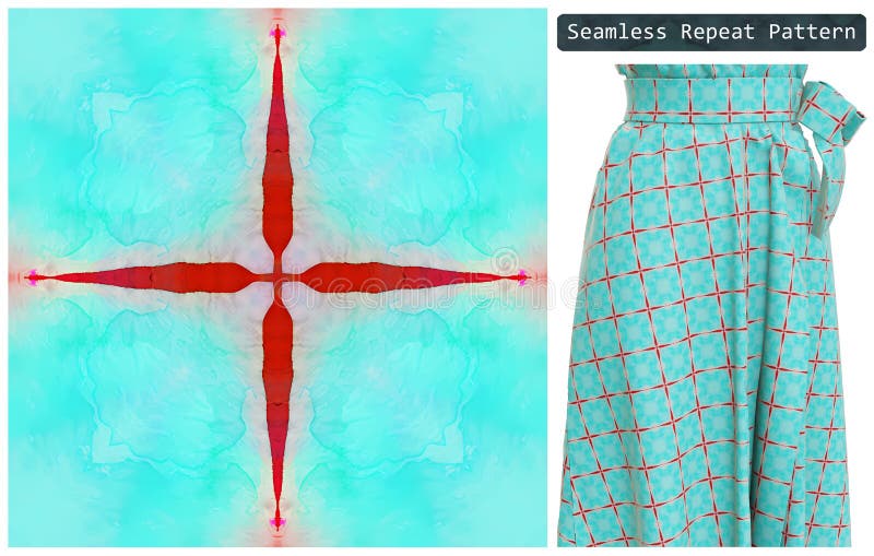 Fabric Pattern Texture with Saved Path, Seamless Repeat Pattern for ...