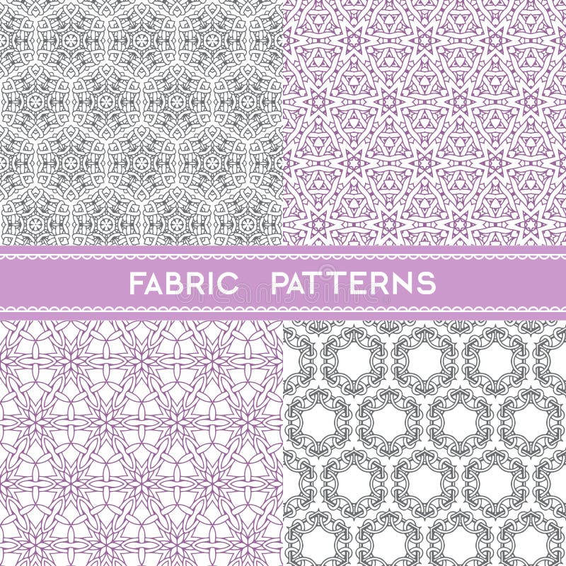 Fabric Patterns stock vector. Illustration of abstract - 56883358