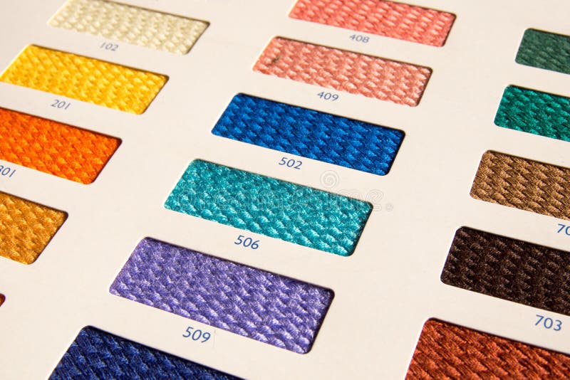 Color Palette With Color Patterns Stock Image - Image of color ...