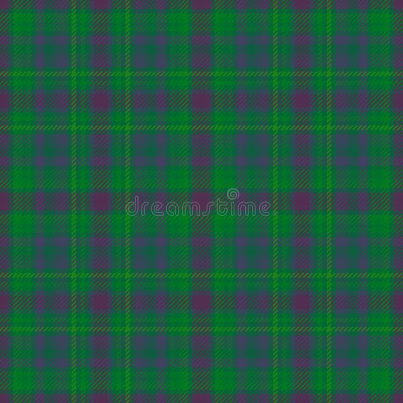 Fabric Plaid Scottish Tartan Cloth. Celtic Stock Illustration ...