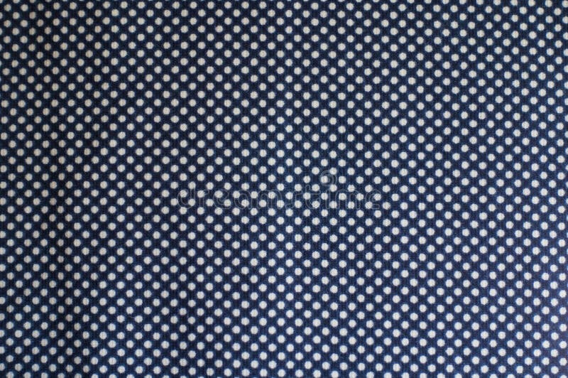 Fabric with Polka Dot Pattern from Above Stock Photo - Image of ...