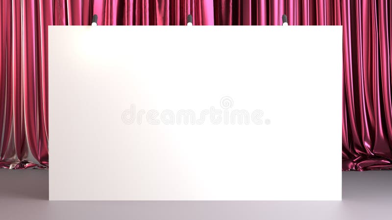 Fabric Pop Up Basic Unit Advertising Banner Media Display Backdrop ...