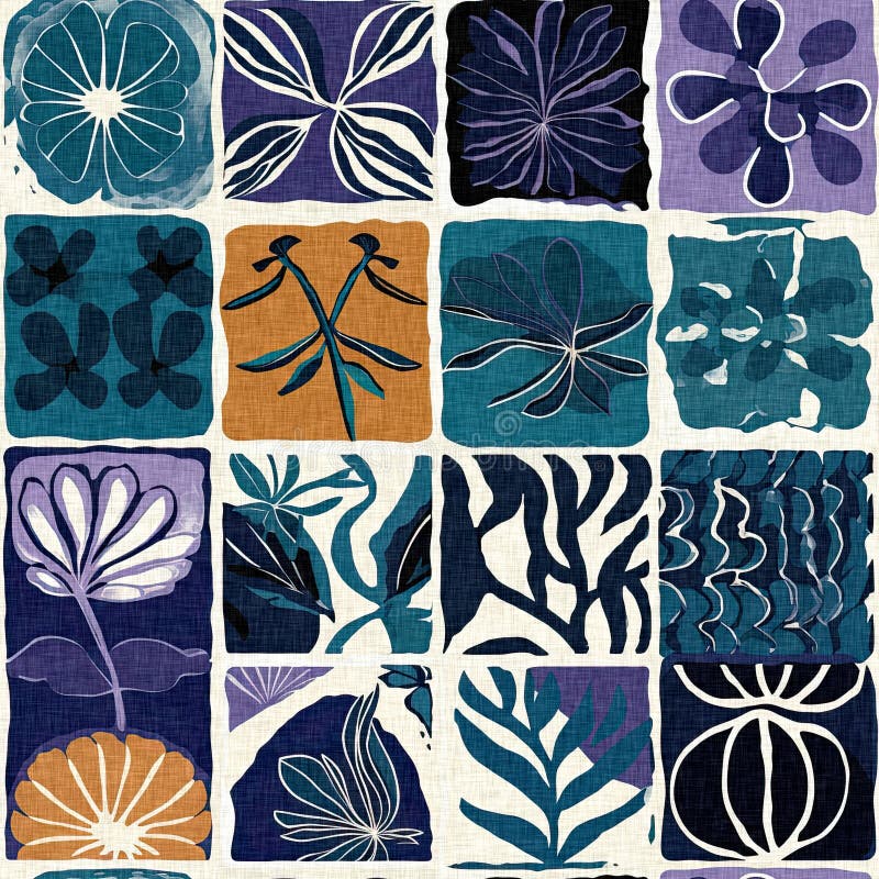 Fun Modern Pattern Clash Fabric Print for Summer Beach Textile Designs ...