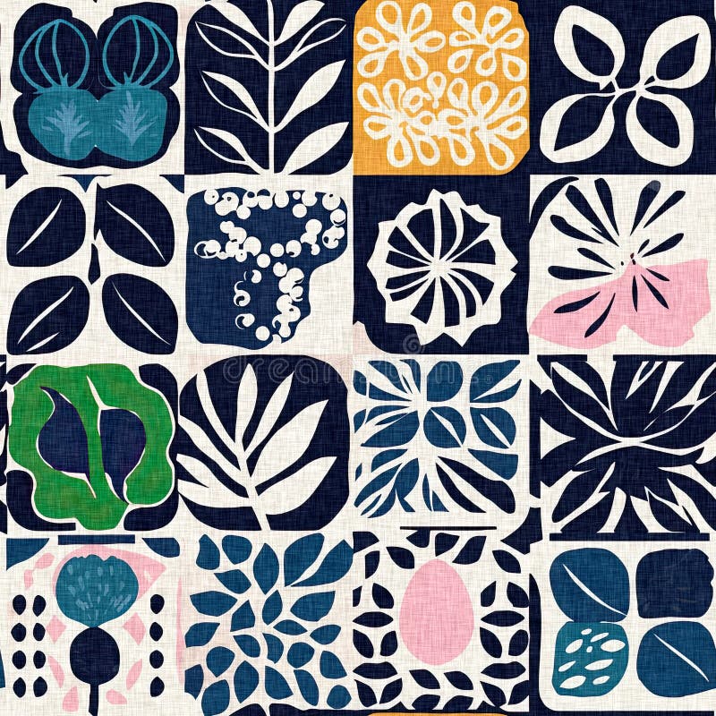 Fun Modern Pattern Clash Fabric Print for Summer Beach Textile Designs ...