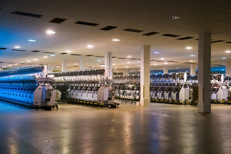 Fabric Production at the Factory Stock Image - Image of craft ...