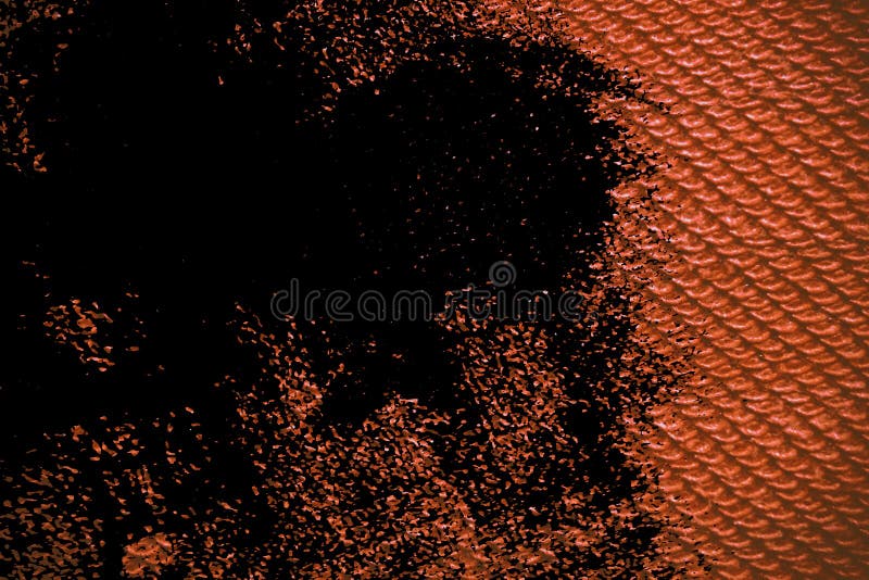Grunge Dirty Fabric Rusty Colored Texture or Background. Stock Image ...