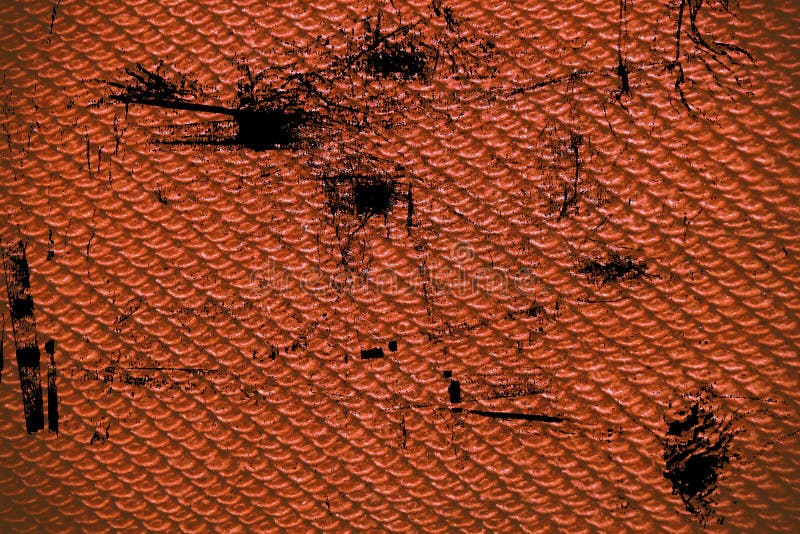Grunge Dirty Fabric Rusty Colored Texture or Background. Stock Photo ...